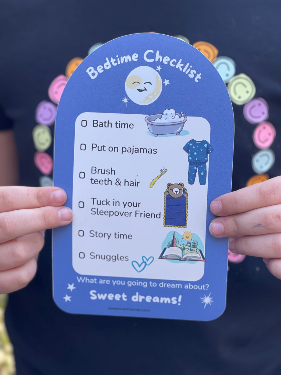 🌙 The Sweetest Bedtime Checklist for Kids Ages 1–10 – Sleepover Friends